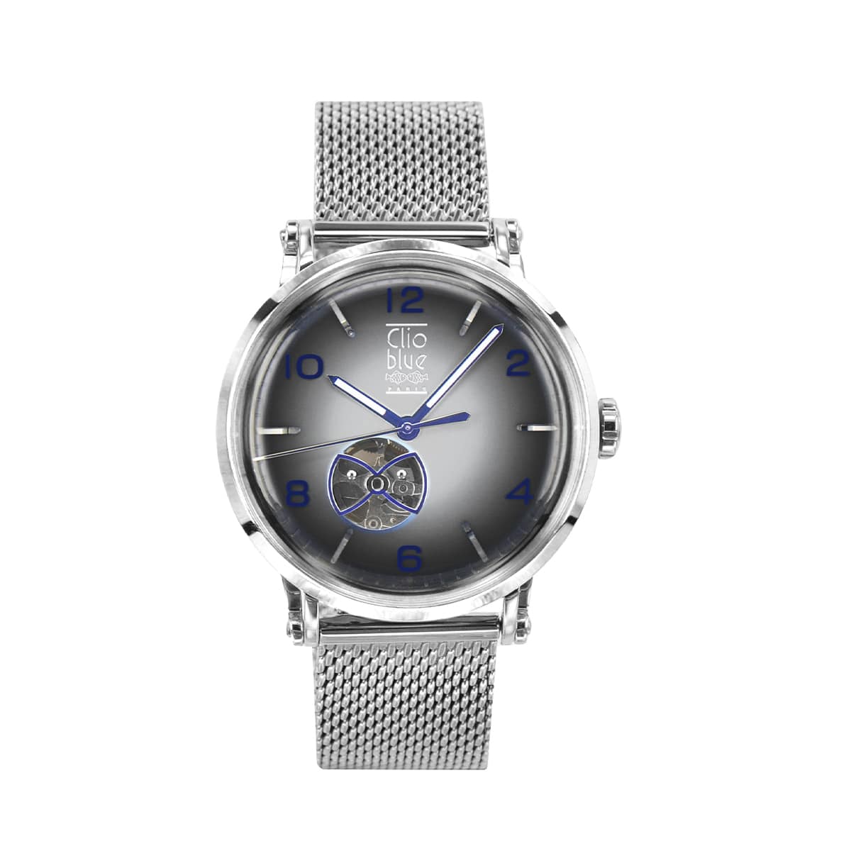 Adrien Automatic Watch Black Background – Clio Blue Bijoux